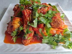 Freshly Fried Fish Roe in a Chutney - Impressive Blogger